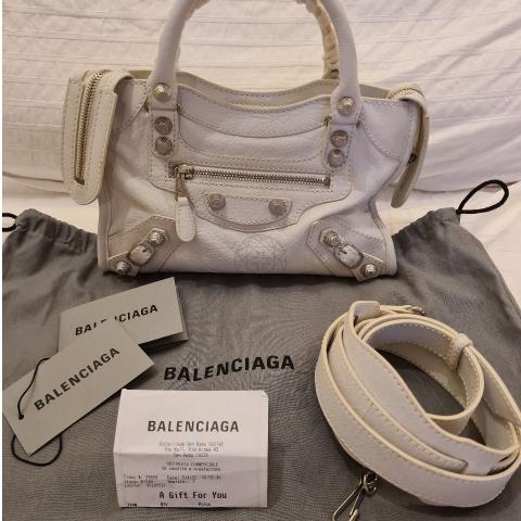 Sell Balenciaga Mini City Bag - White | HuntStreet.com Sell Balenciaga Mini City Bag - White | HuntStreet.com